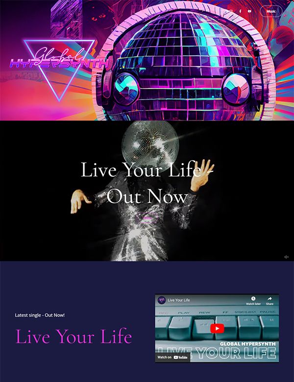 Best Music and Sound Portfolio Website Examples - Pixpa