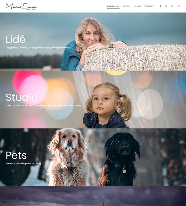 Best Portrait Photography Portfolio Website Examples - Pixpa