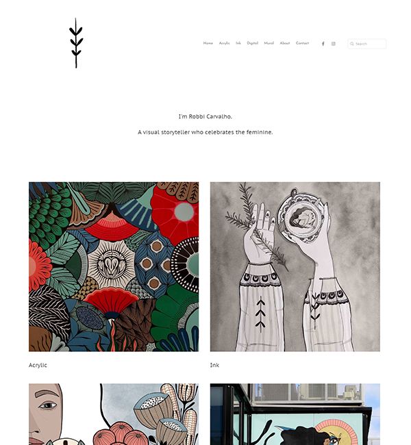 Creative Portfolio Website Examples from Photographers, Artists ...